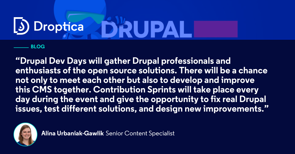 Drupal Developer Days Vienna - amazing Drupal fiesta | Droptica